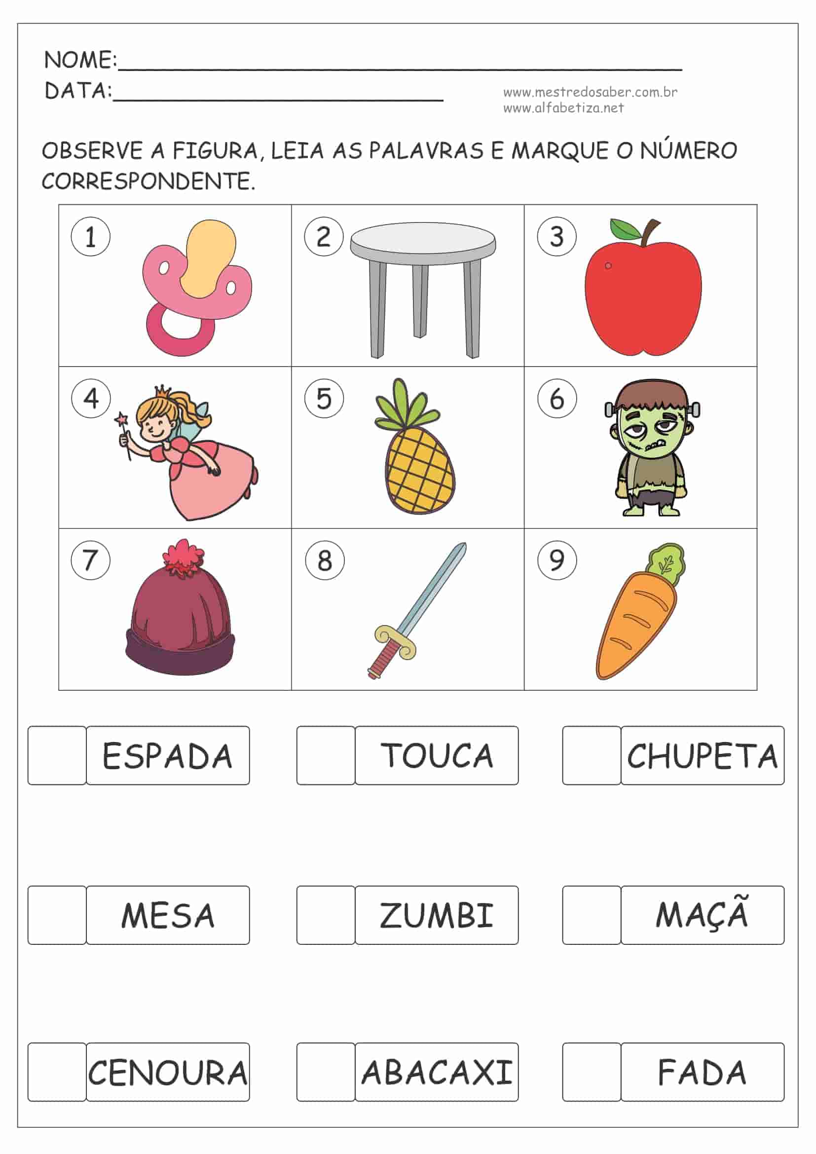 Atividade De Leitura E Escrita 1 Ano - Image to u Atividade De Leitura E Escrita 1 Ano - Image to u